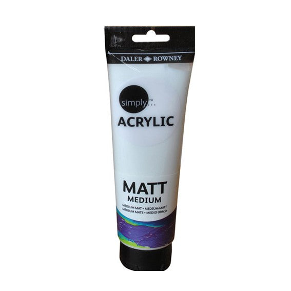 Daler Rowney Simply Acrylic Matt medium – Archneer