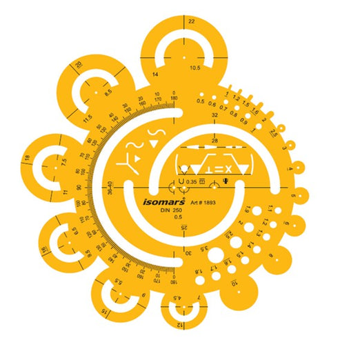 ISOMARS RADIUS STENCIL – Archneer